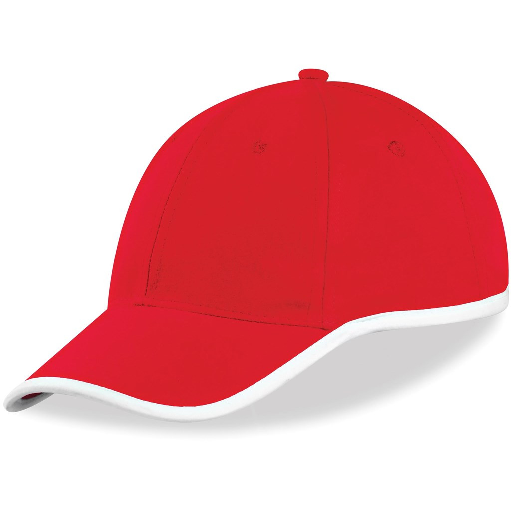 Microfibre peak caps - colourfast, quick-drying & stain resistant