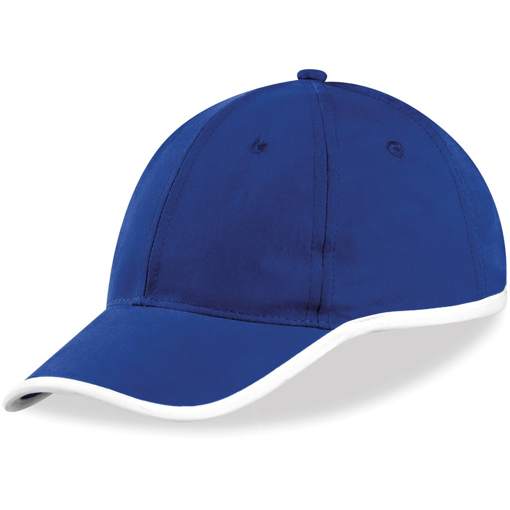 Microfibre peak caps - colourfast, quick-drying & stain resistant