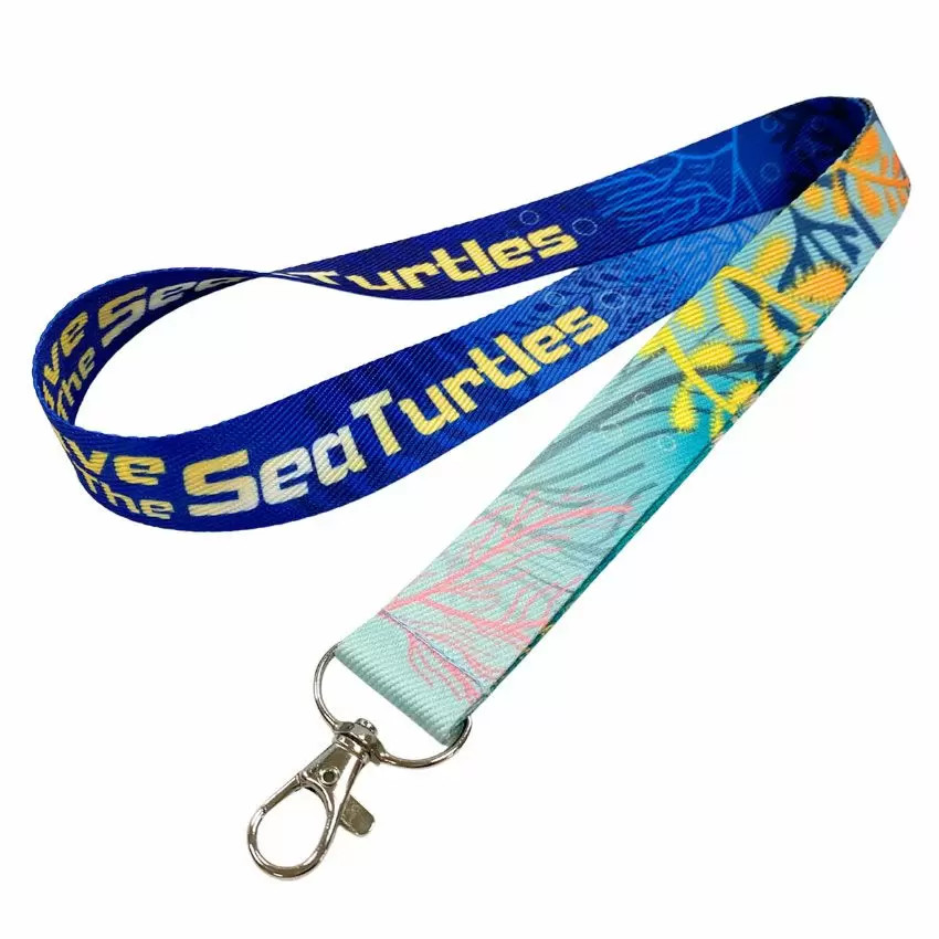 Full colour petersham lanyards with snap hook clip - Keepsake Creative