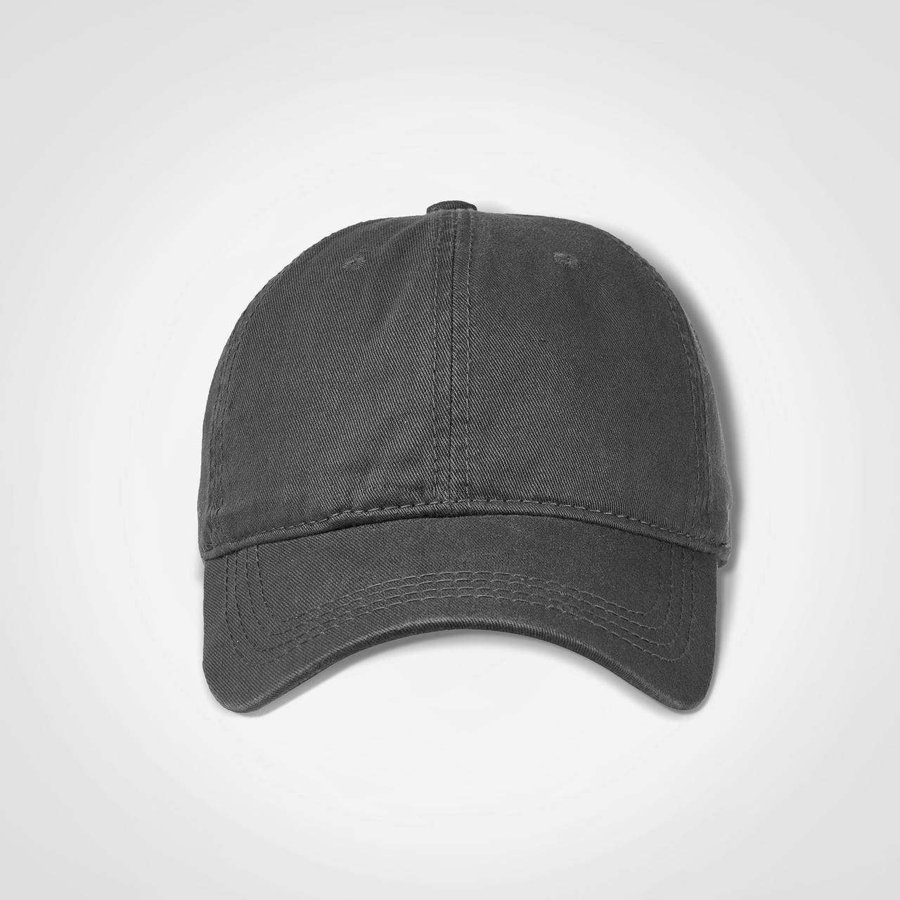 100% washed cotton peak caps - Custom Embroidery or Printing
