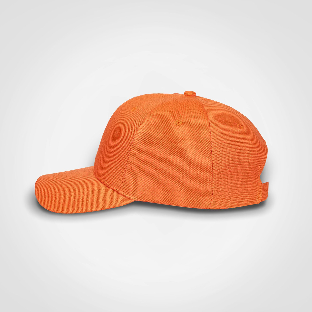 Kids size peak caps with custom logo branding - different colours to ...
