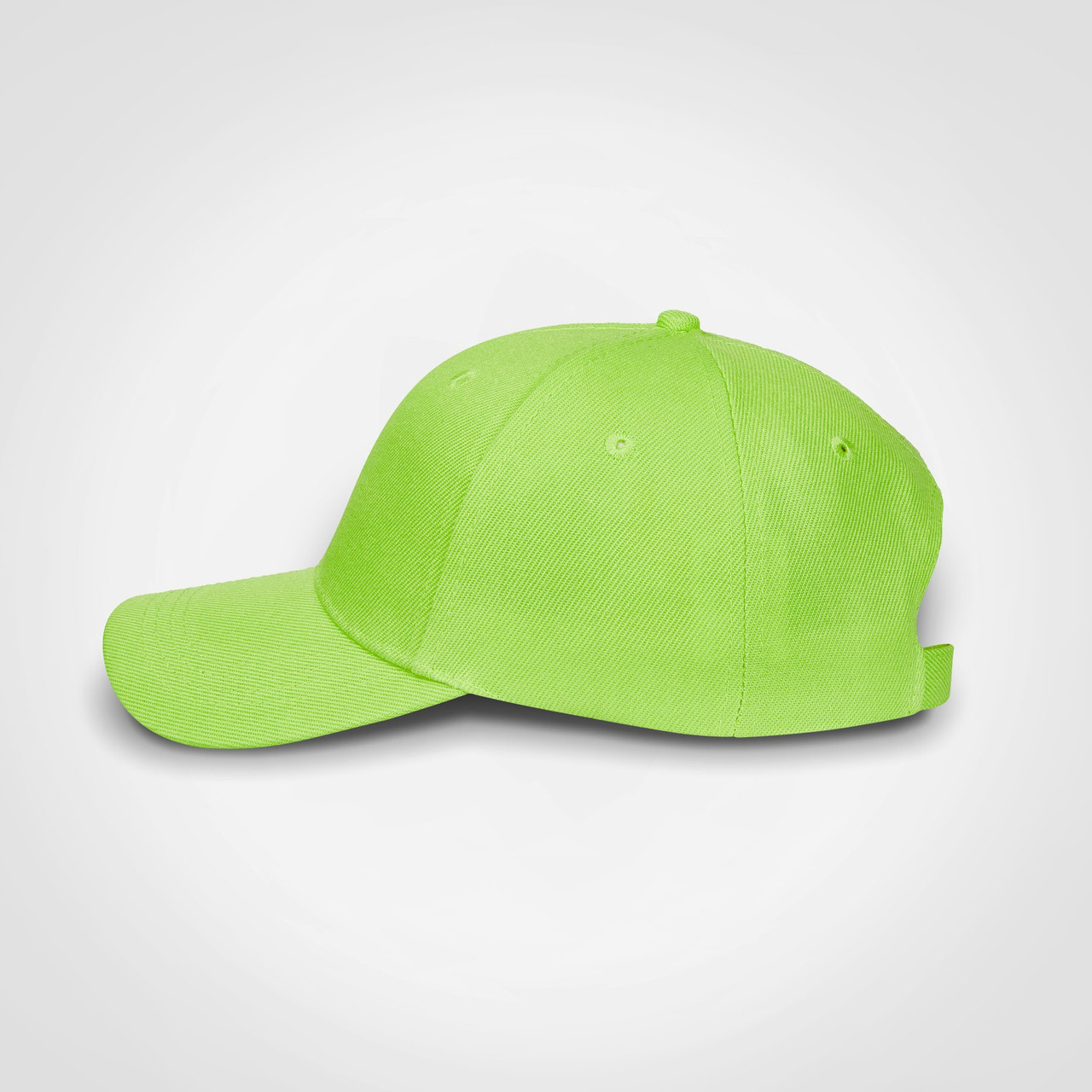 Kids size peak caps with custom logo branding - different colours to ...
