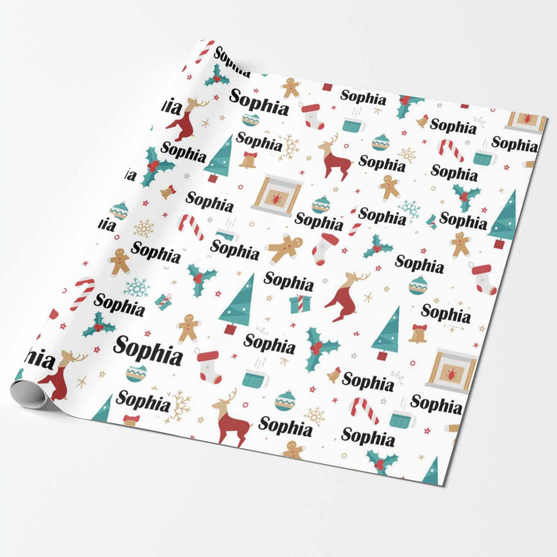 Personalized gift wrapping paper - custom printed gift wrap
