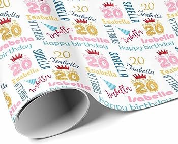 Personalized gift wrapping paper - custom printed gift wrap