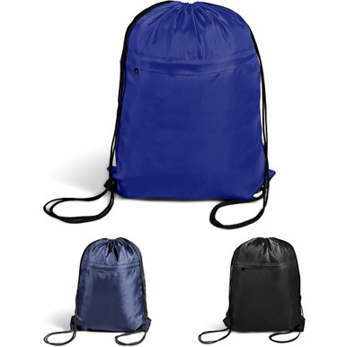 Strong durability drawstring bag with reinforced corners