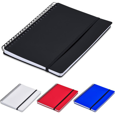 A5 Spiral bound notebook with lined pages with option of personalised ...