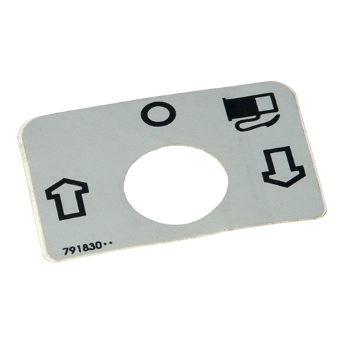 HUSTLER 791830 DECAL FUEL INDICATOR - Genuine Part