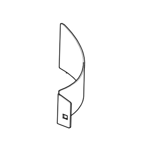 HUSTLER 123450 - MULCH BAFFLE LEFT - HUSTLER genuine Part Number 123450 ...
