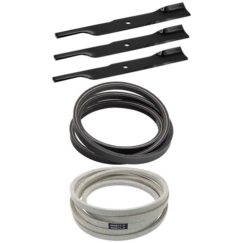 Hustler Raptor SD 54" Blades x3 & Belts Kit OEM (H-F-CW) | Hustler ...