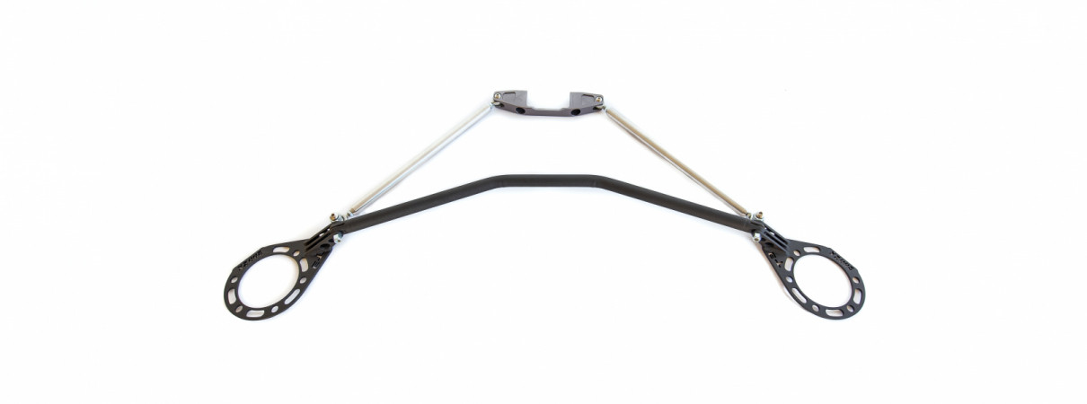 Front Strut Tower Brace and Tri Bar for Datsun 280ZX - Techno Toy Tuning