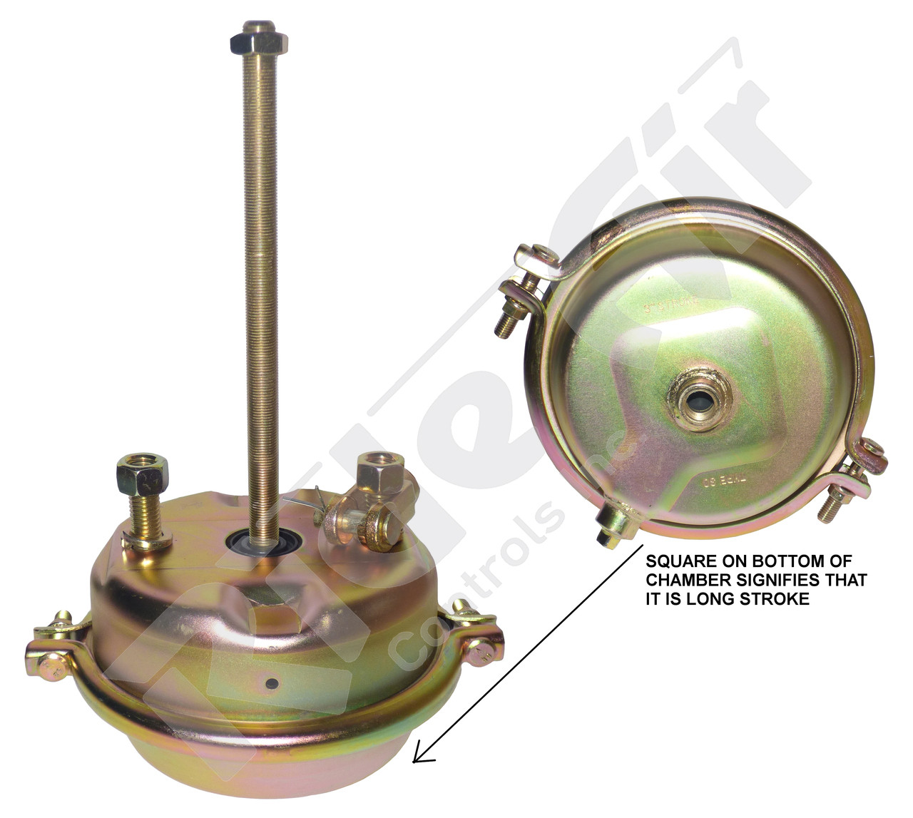 Mytee Products 4 Pk Type 24/30 Service Brake Chamber 2.25" Stroke For ...