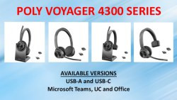 What's New with Bluetooth Office Headsets? Poly Voyager 4300 Series ...