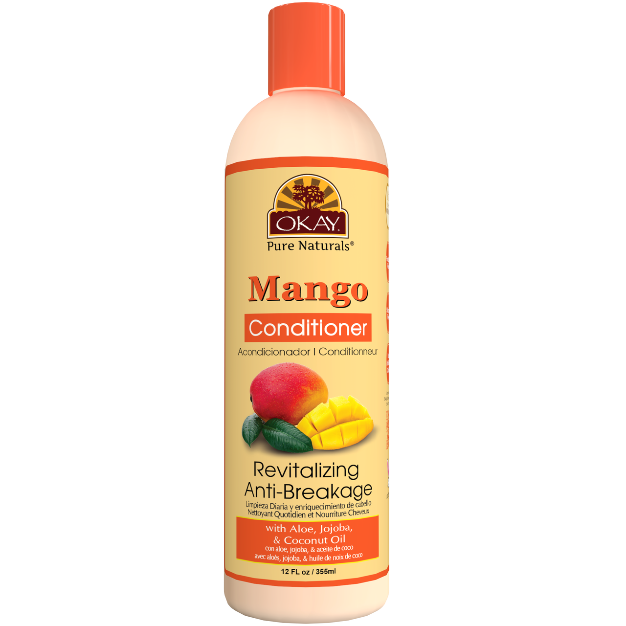 OKAY Pure Naturals MANGO REVITALIZING ANTI BREAKAGE CONDITIONER 12oz ...