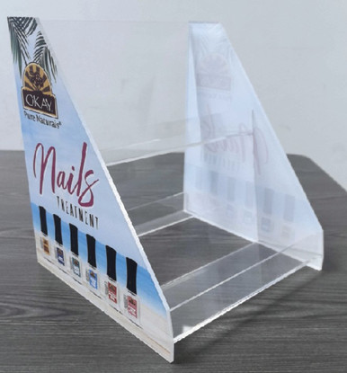 OKAY NAIL POLISH 2-tier Display