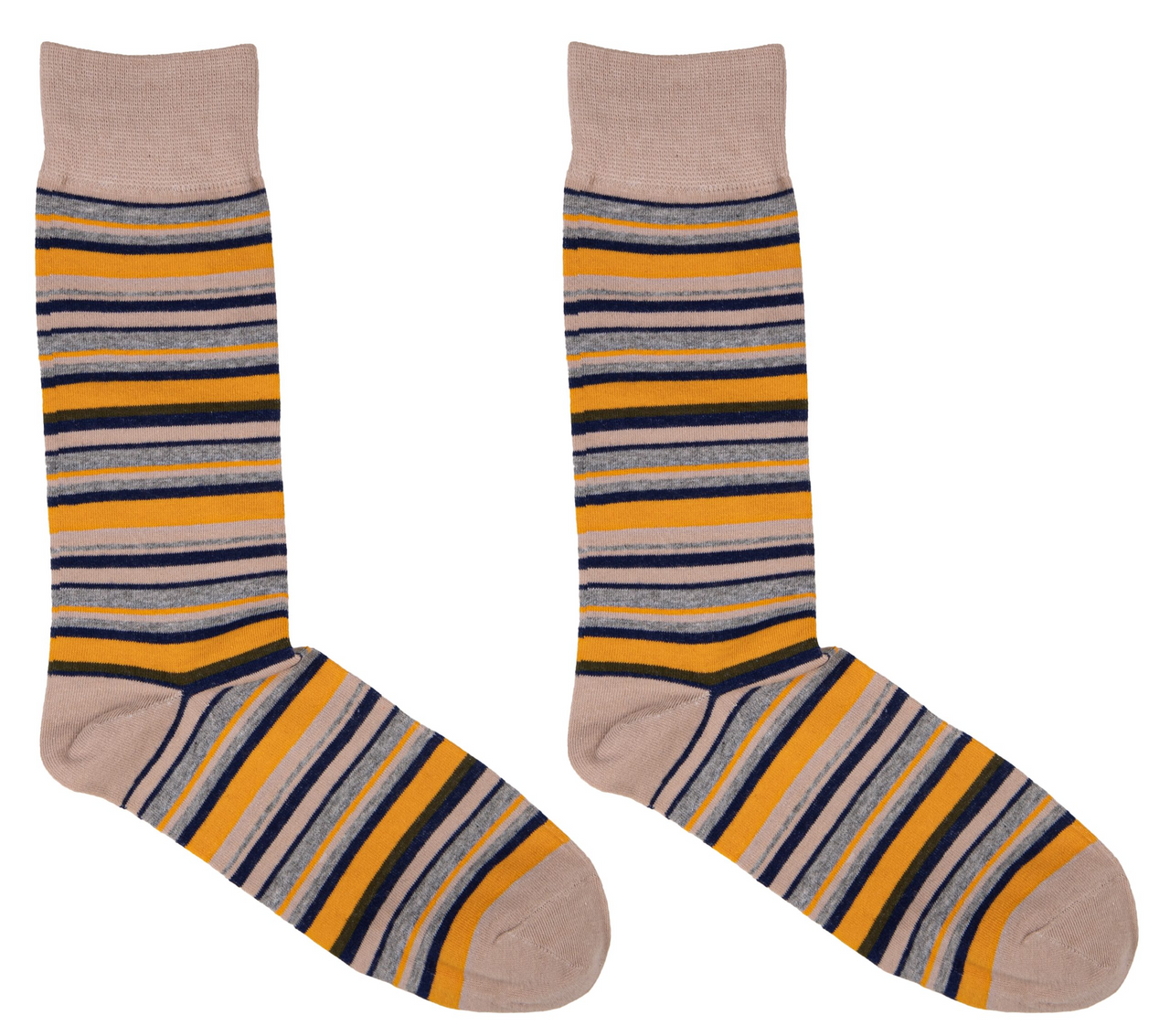 SIMPLY SOUTHERN YELLOW STRIPE SOCK - Pee Dee Outfitters