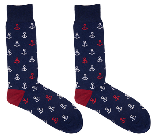 SIMPLY SOUTHERN ANCHOR SOCK - Pee Dee Outfitters