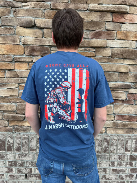 J MARSH SOME GAVE ALL T-SHIRT MIDNIGHT - Pee Dee Outfitters