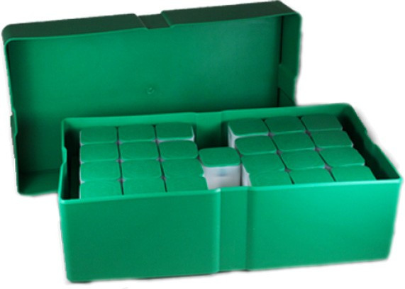 Empty Green Monster Box WITH Tubes - Currency and Coin