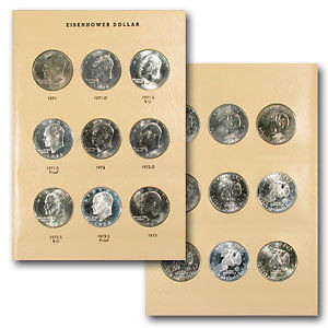 Eisenhower Dollar Complete Set- 32 Coins - Currency and Coin