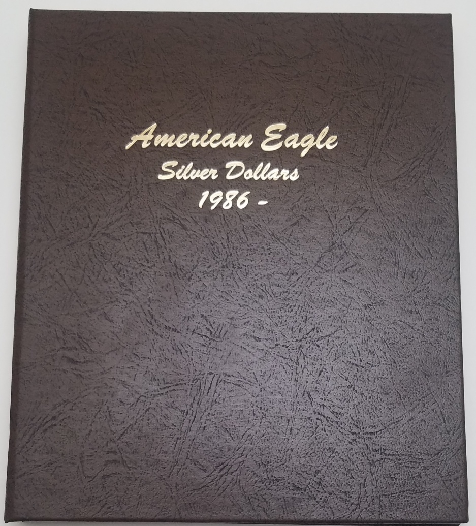 Dansco Silver Eagle Album 1986-2021 - Currency and Coin