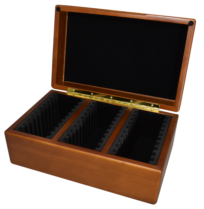 30 Coin Wood Display Box for NGC or PCGS Coins - Currency and Coin