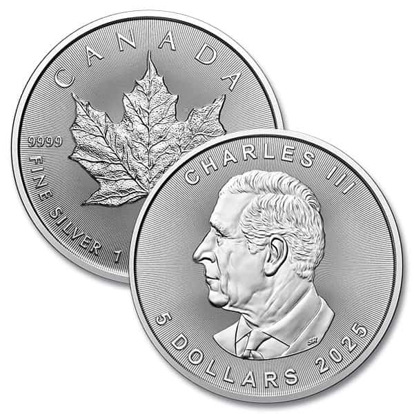 2025 Canadian Maple Leaf Silver - Currency and Coin