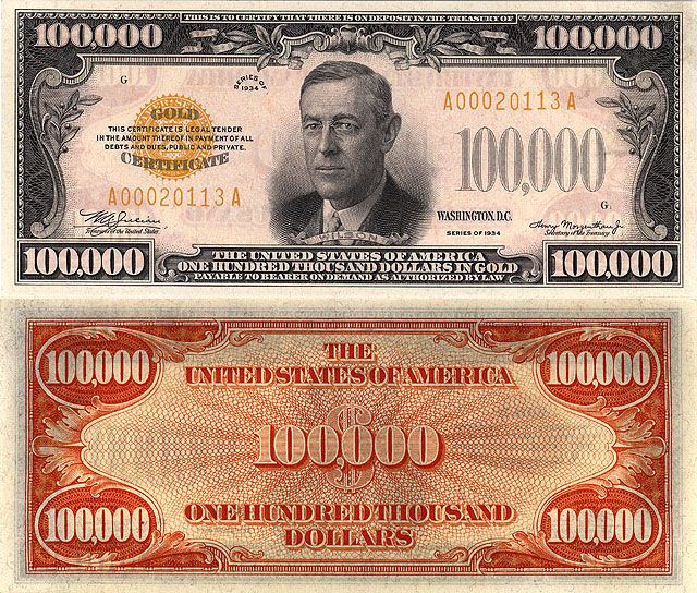 Paper Money: Collecting Large Denomination Notes - Currency and Coin
