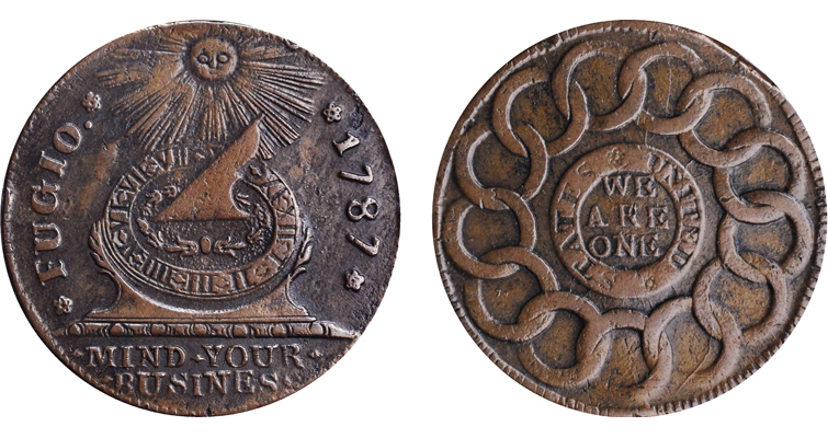 The first coin of the United States - Currency and Coin