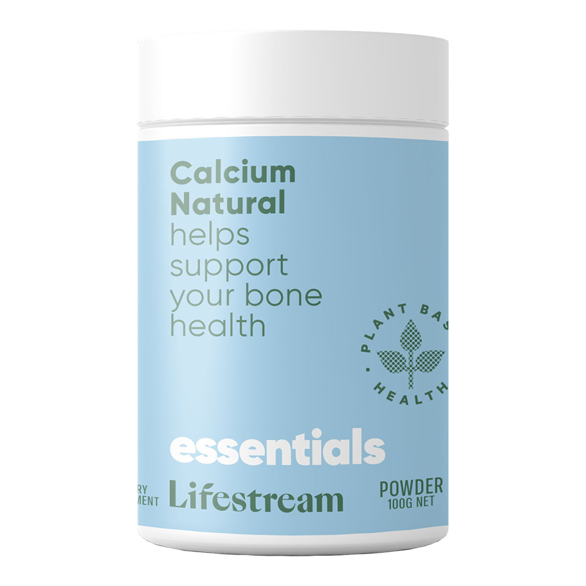 Buy Calcium Natural Powder by LifeStream I HealthPost NZ