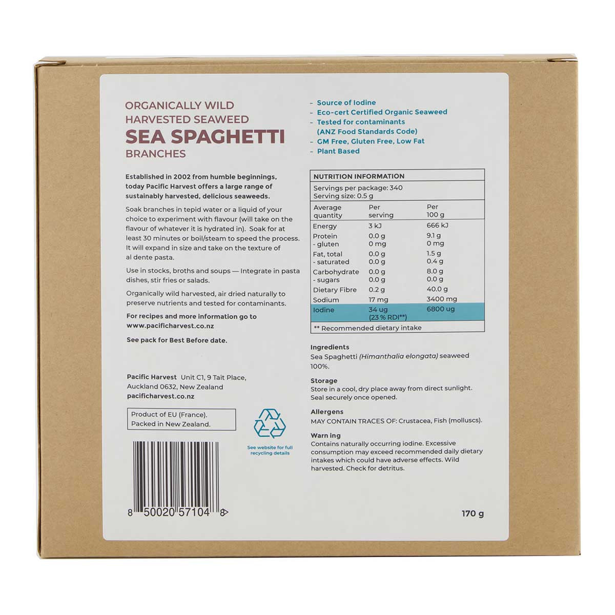 Buy Sea Spaghetti Branches by Pacific Harvest I HealthPost NZ