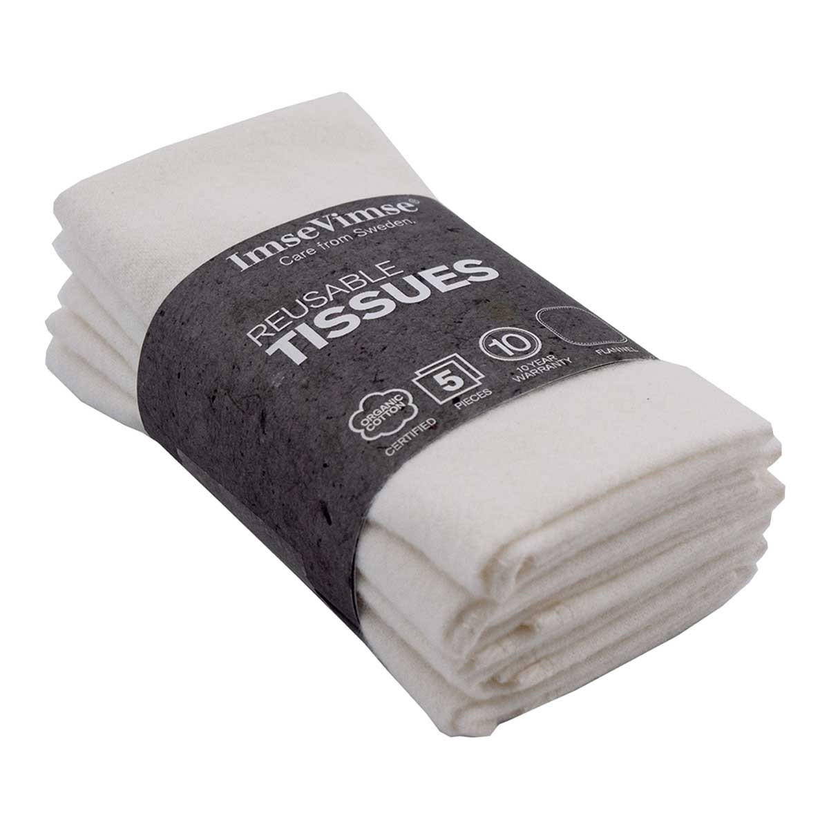 Buy Reusable Tissues Organic Cotton by Imse I HealthPost NZ