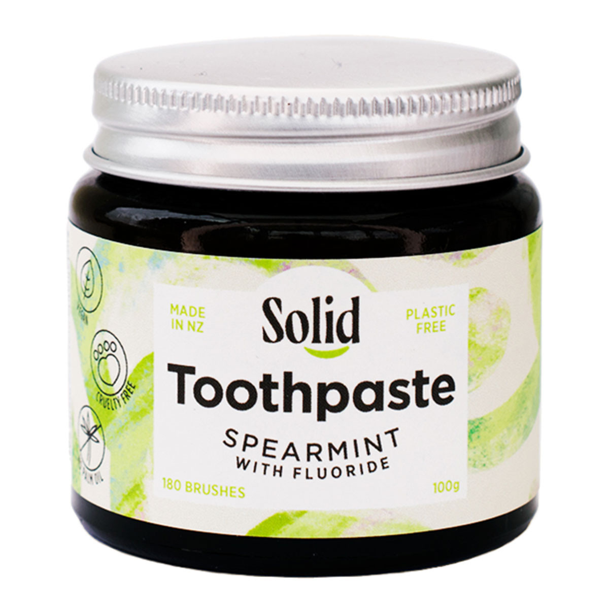 Buy Toothpaste - Spearmint with Fluoride by Solid I HealthPost NZ