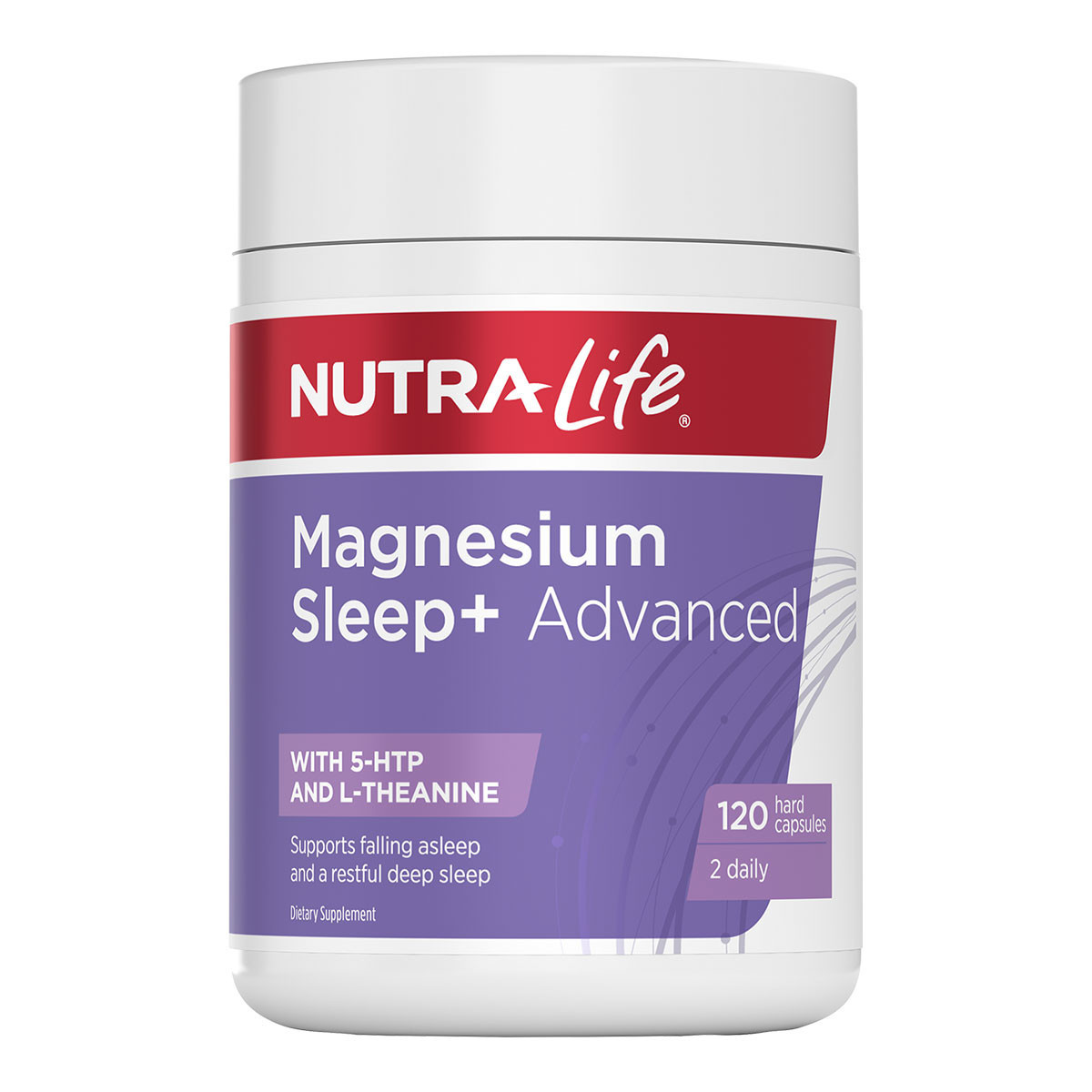 Buy Magnesium Sleep + Advanced with 5-HTP & L-Theanine by Nutra-Life I ...