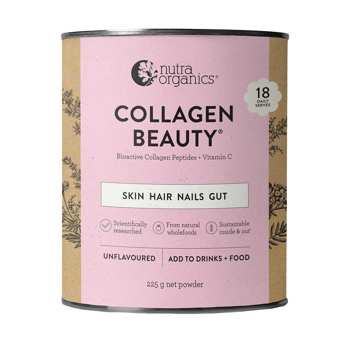 Buy Collagen Beauty Bioactive Collagen Peptides + Vitamin C by Nutra ...