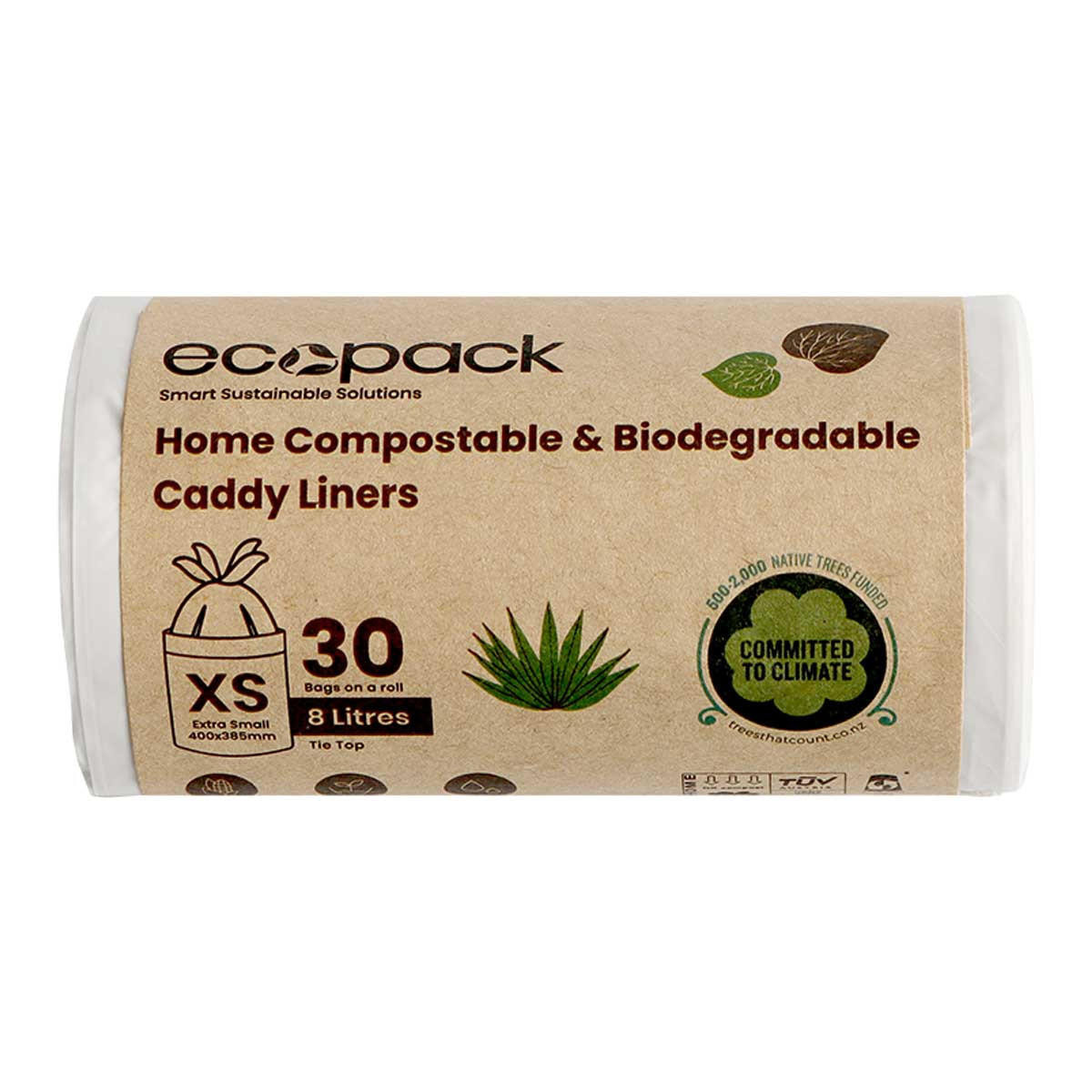 Buy Home Compostable & Biodegradable Caddy Liners by Ecopack I ...