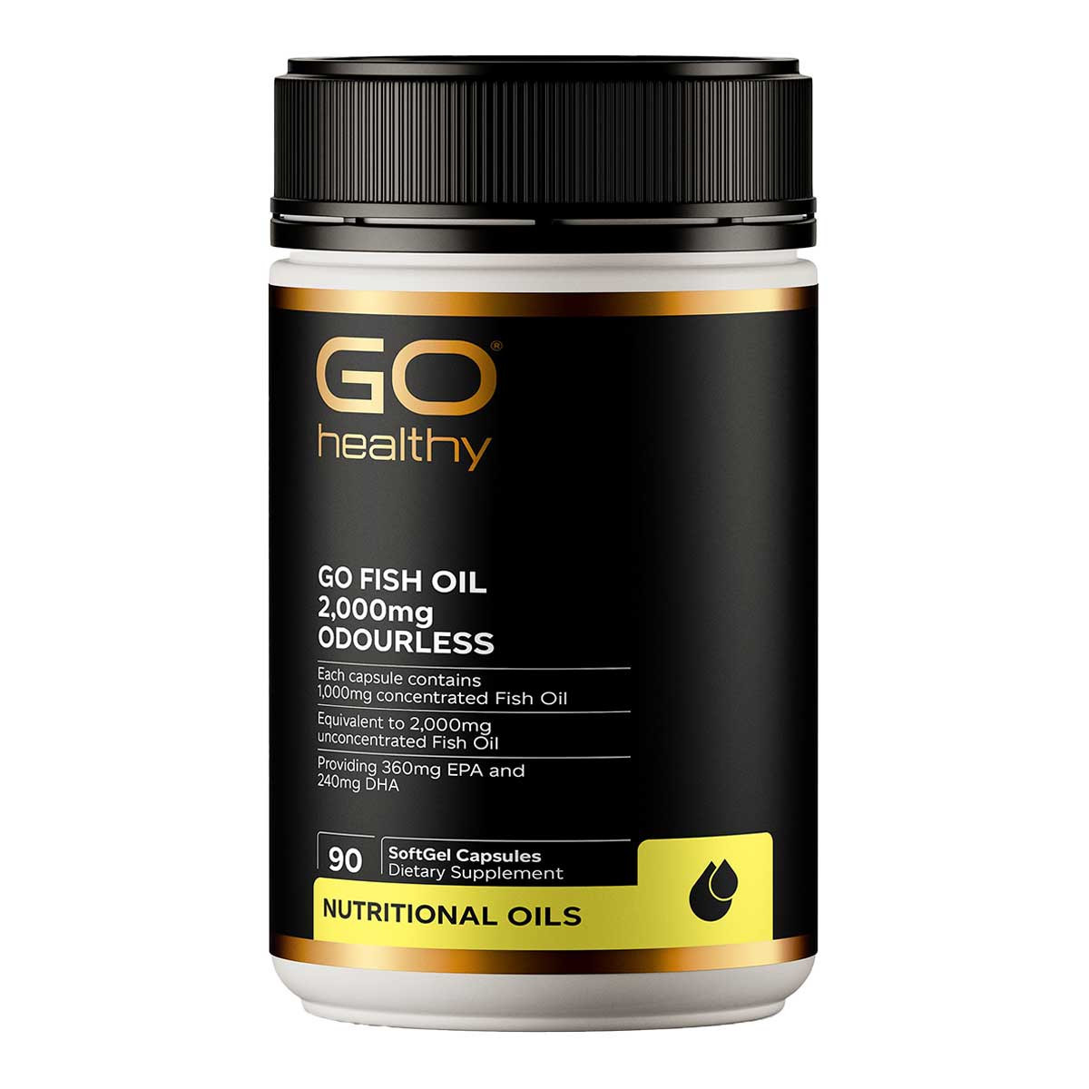 Buy Go Fish Oil 2,000mg by GO Healthy I HealthPost NZ