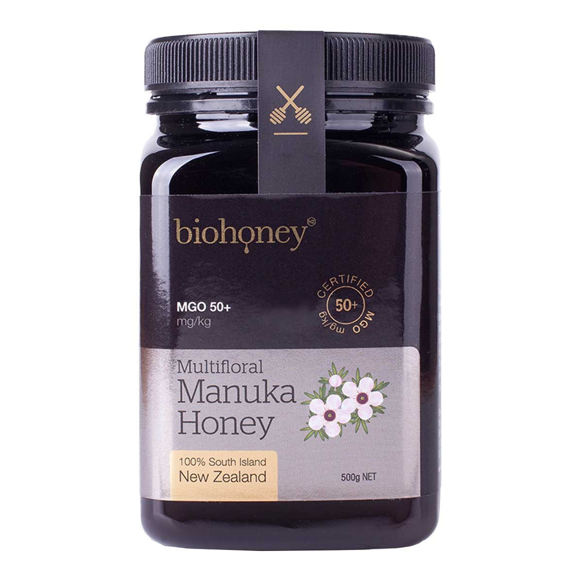 Buy Multifloral Manuka Honey 50+ by BioHoney I HealthPost NZ