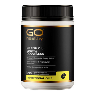 Buy Go Fish Oil 1,500mg Odourless by GO Healthy I HealthPost NZ