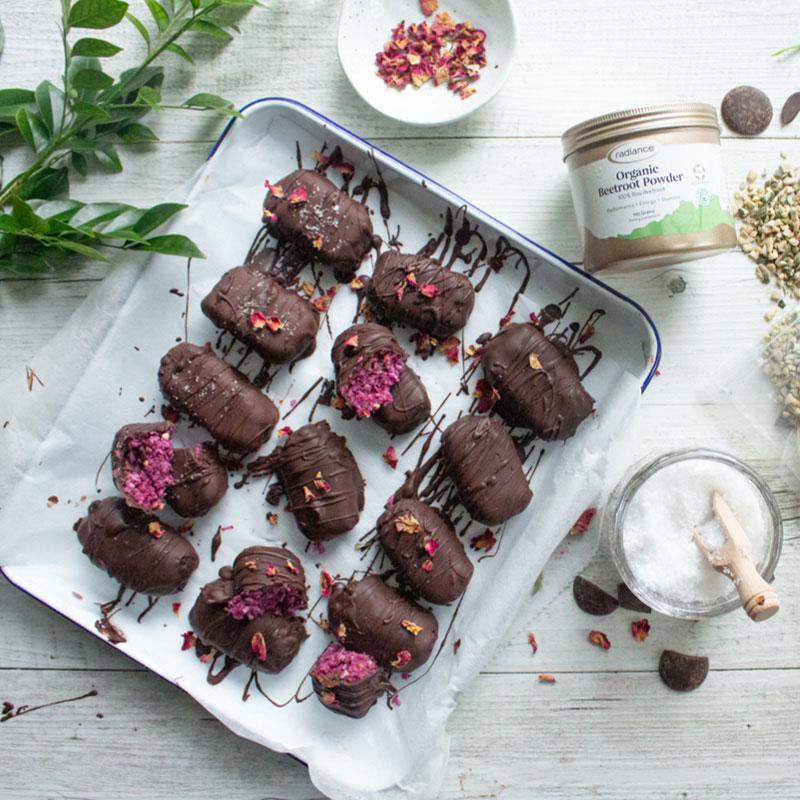 Seeded berry-beetroot bounty bars - HealthPost NZ