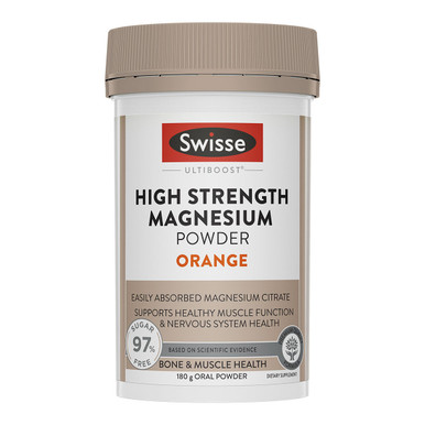 Buy High Strength Magnesium Powder - Orange by Swisse I HealthPost NZ