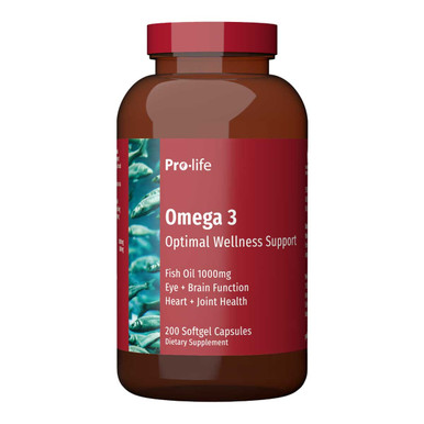 Buy Omega-3 Fish Oil 1000mg by Pro-life I HealthPost NZ