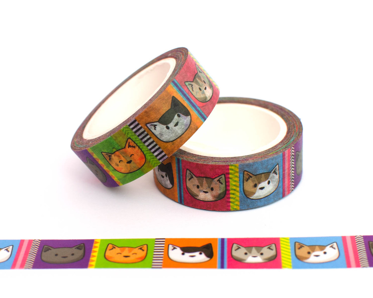 Colourful Cats Washi Tape