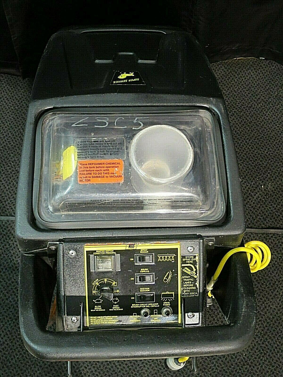 Professional Carpet Cleaner Extractor NSS Pony 20 SCA - Block20Sales