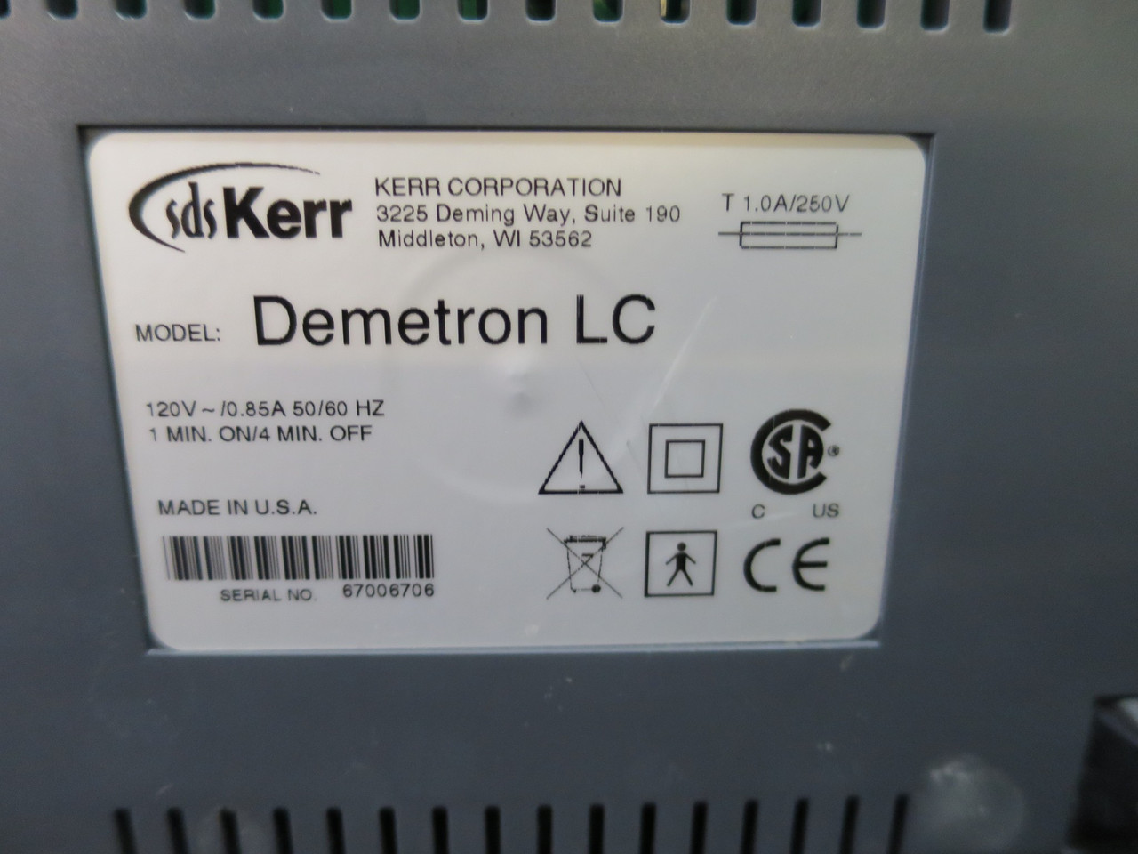Kerr Demetron LC Dental Activation Curing Light #3
