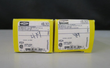 LOT OF 2 HUBBEL HBL2620 TWIST LOCK RECEPTACLE