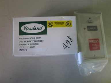 Rauland-Borg Responder III PBSVA113 Push For Help / Code Call,