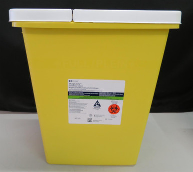 Covidien Chemotherapy Sharps Container 8985 SharpSafety 8 Gal. Yellow Base