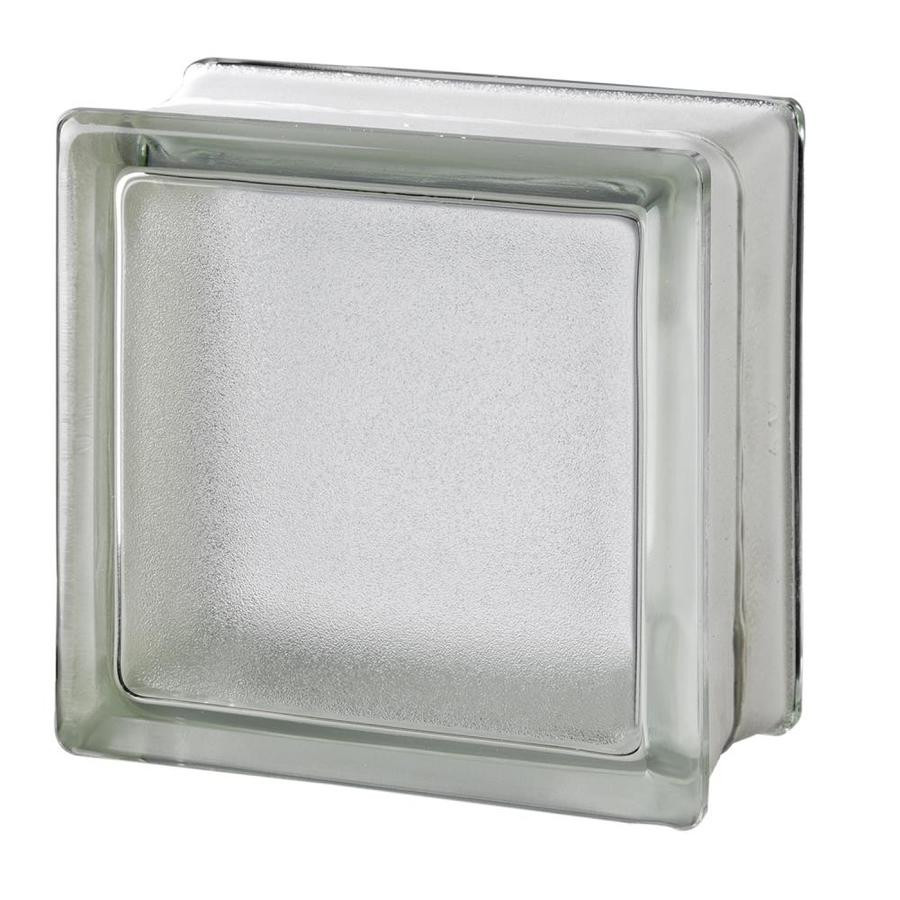 MyMINIGLASS Arctic Crackled Glass Block (6-Pack) - Designer Glass Block