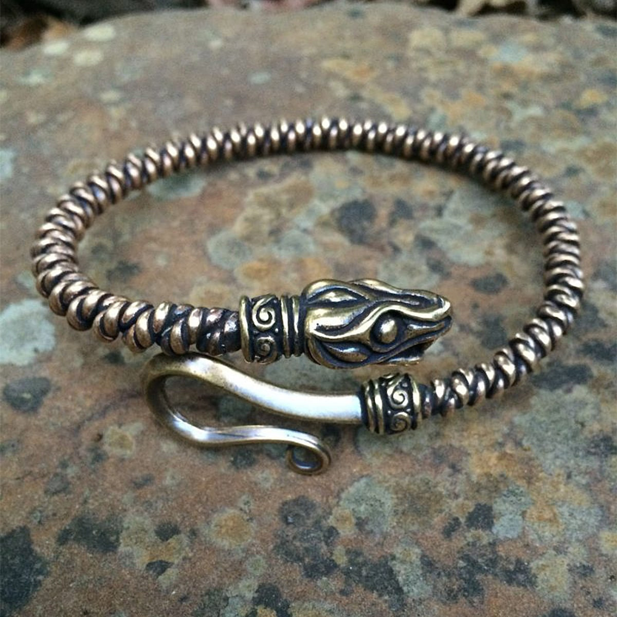 Snake Braided Arm Ring