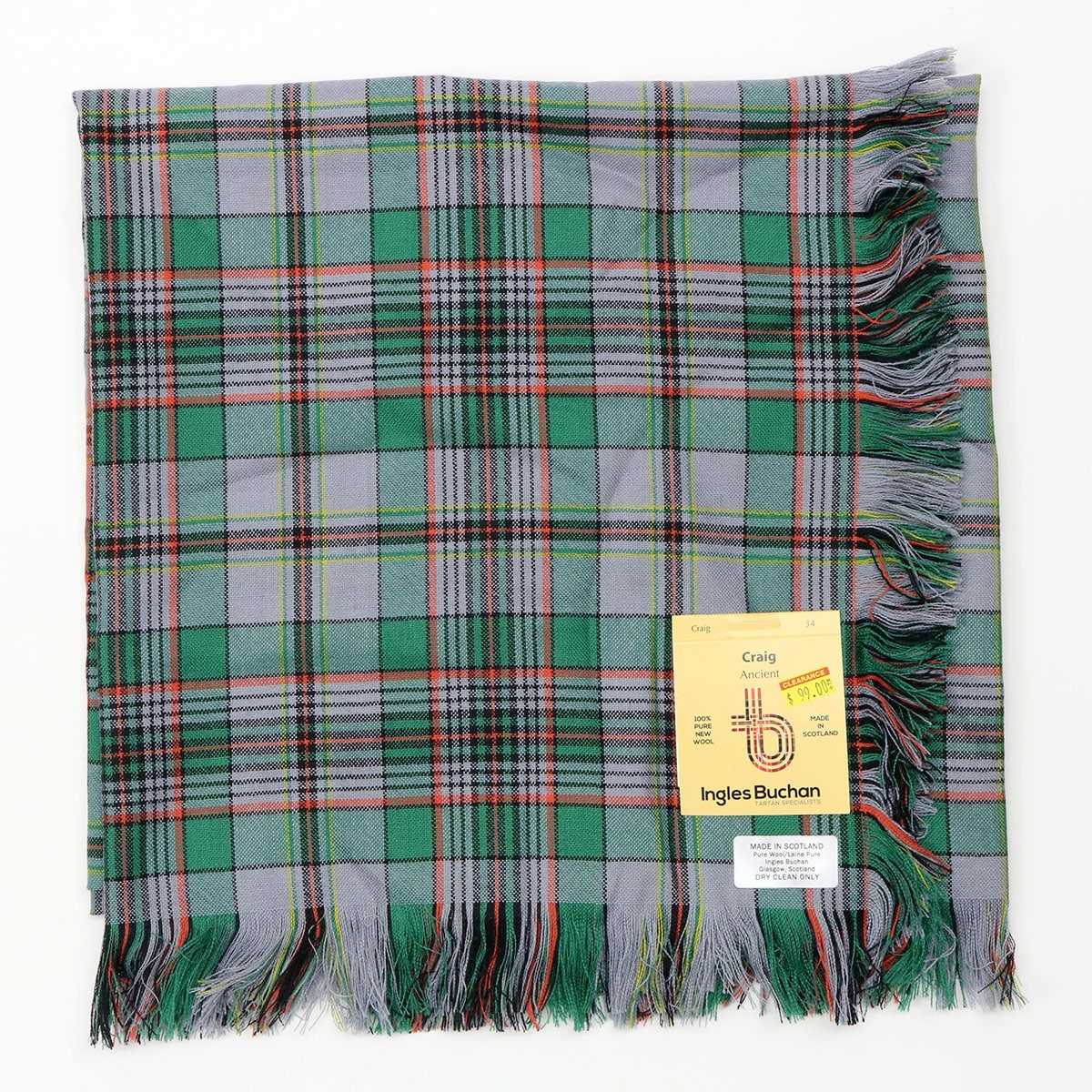Spring Weight Wool Fly Plaid - Craig Ancient